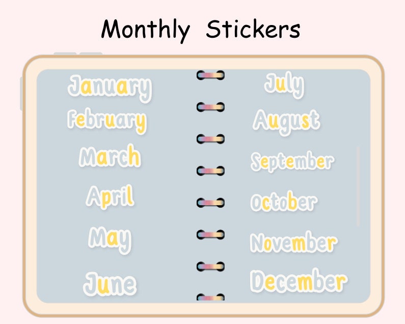 Digital Planner Digital Stickers - 700+ Stickers, Goodnotes File, Every ...