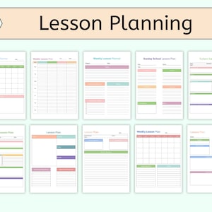 Homeschool Planner Printable 2024 2026, Homeschool Lesson Planner ...