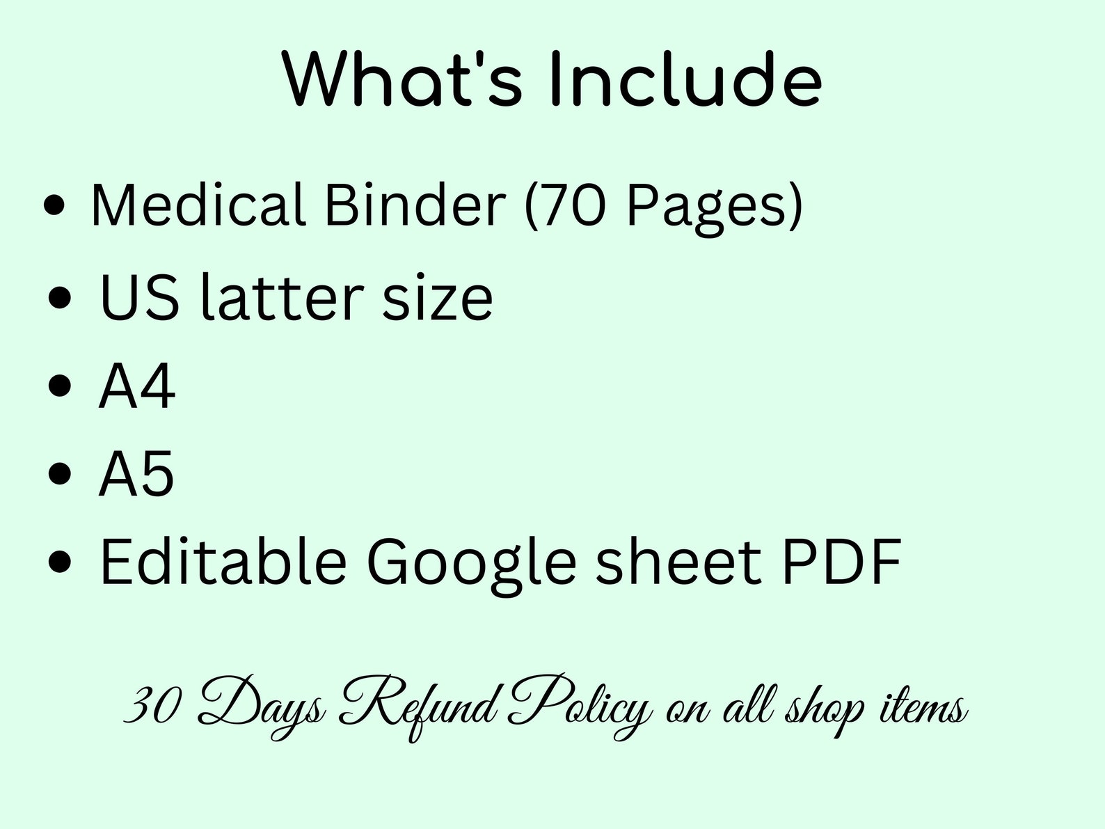 Medical Planner Binder Printable, Medical Binder, Medical Log, Medical ...