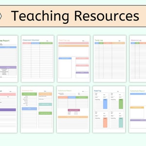 Homeschool Planner Printable 2024 2026, Homeschool Lesson Planner ...