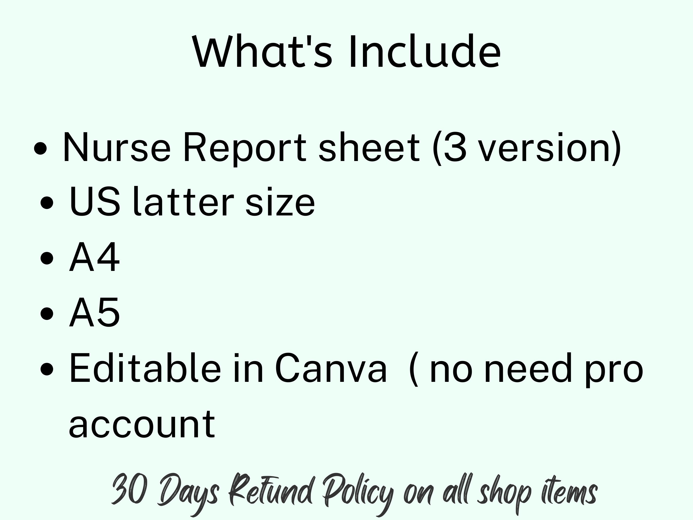 Med Surge Nurse Report Sheet Day Shift Printable, Nurse to Do List ...