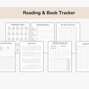 Book Reading Log Journal 2025, Book Reading Planner Printable, Reading ...