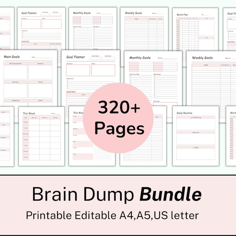 Free Brain Dump - Etsy UK