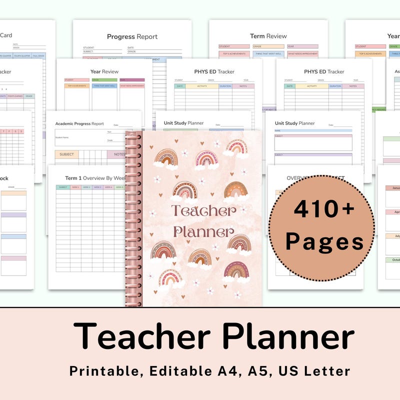 Teacher Planner 25 26 - Etsy