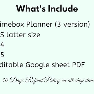 Timebox Planner Printable, Time Boxing Template, Time Tracker Editable ...