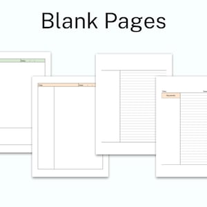 Cornell Notes Template: Printable & Editable PDF Pages - Etsy