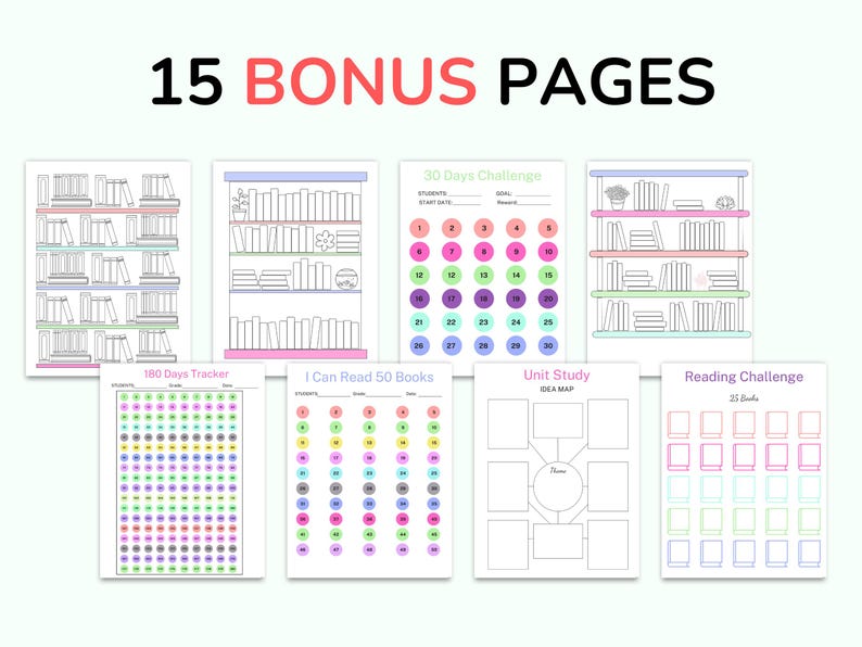 Printable Teacher Planner 2024-2025, Weekly Lesson Plans, Homeschool ...