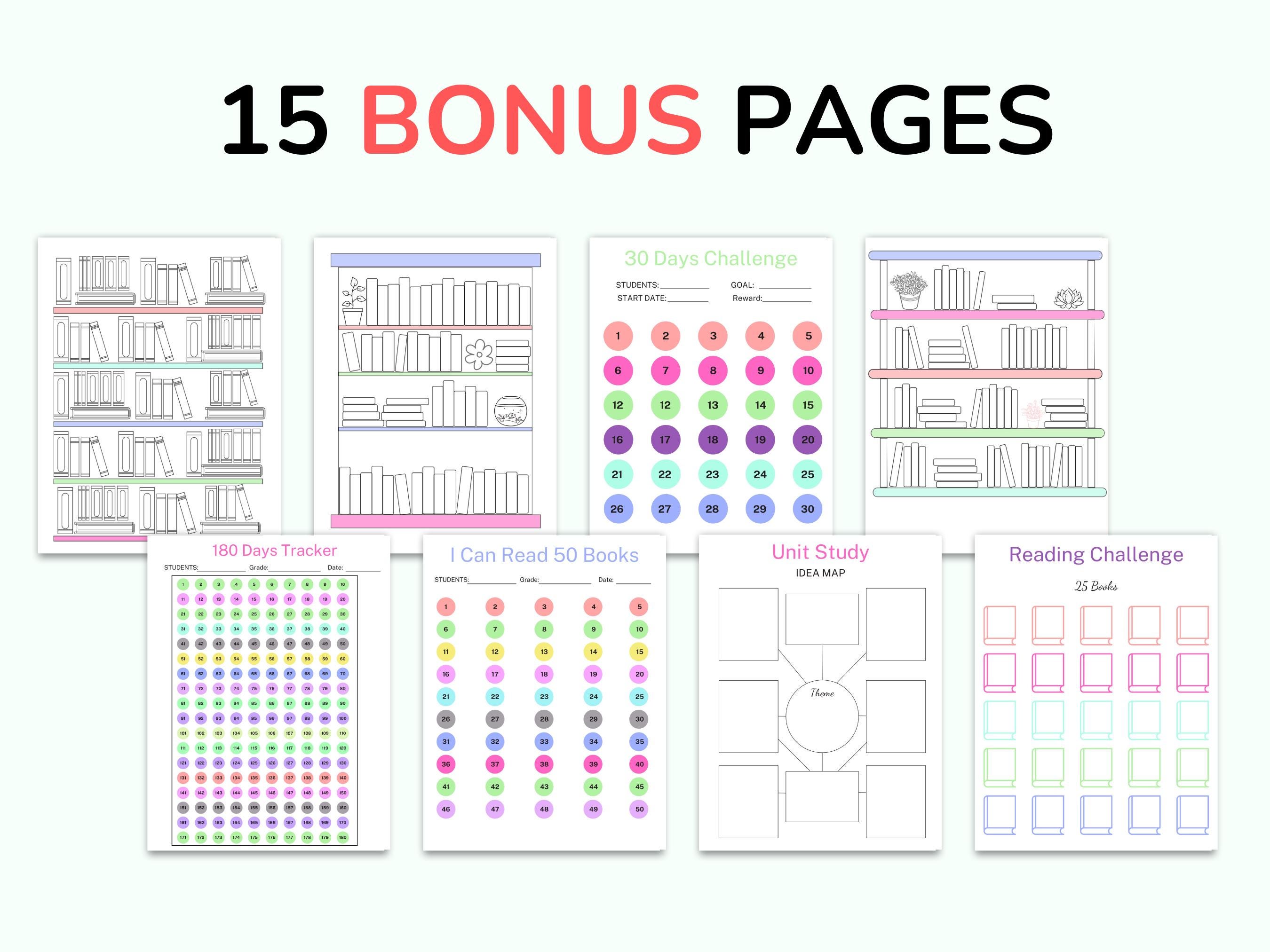 Printable Teacher Planner 2024-2025, Weekly Lesson Plans, Homeschool ...