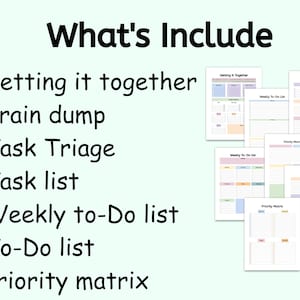 PRINTABLE Brain Dump Template, Thoughts Organizer, Brain Dump Journal ...
