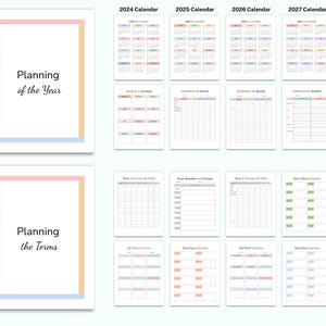 Printable Teacher Planner 2024-2025, Weekly Lesson Plans, Homeschool ...