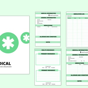 Emergency Binder Printable, Life Binder, in Case of Emergency Binder ...