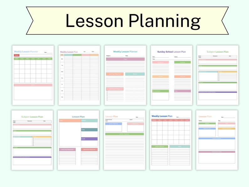 Teacher Planner 2024-2025, Spiral Teacher Planner, Lesson Plans ...