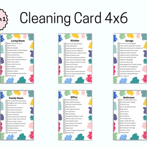 Printable Flylady Schedule, EDITABLE Cleaning Schedule Planner ...