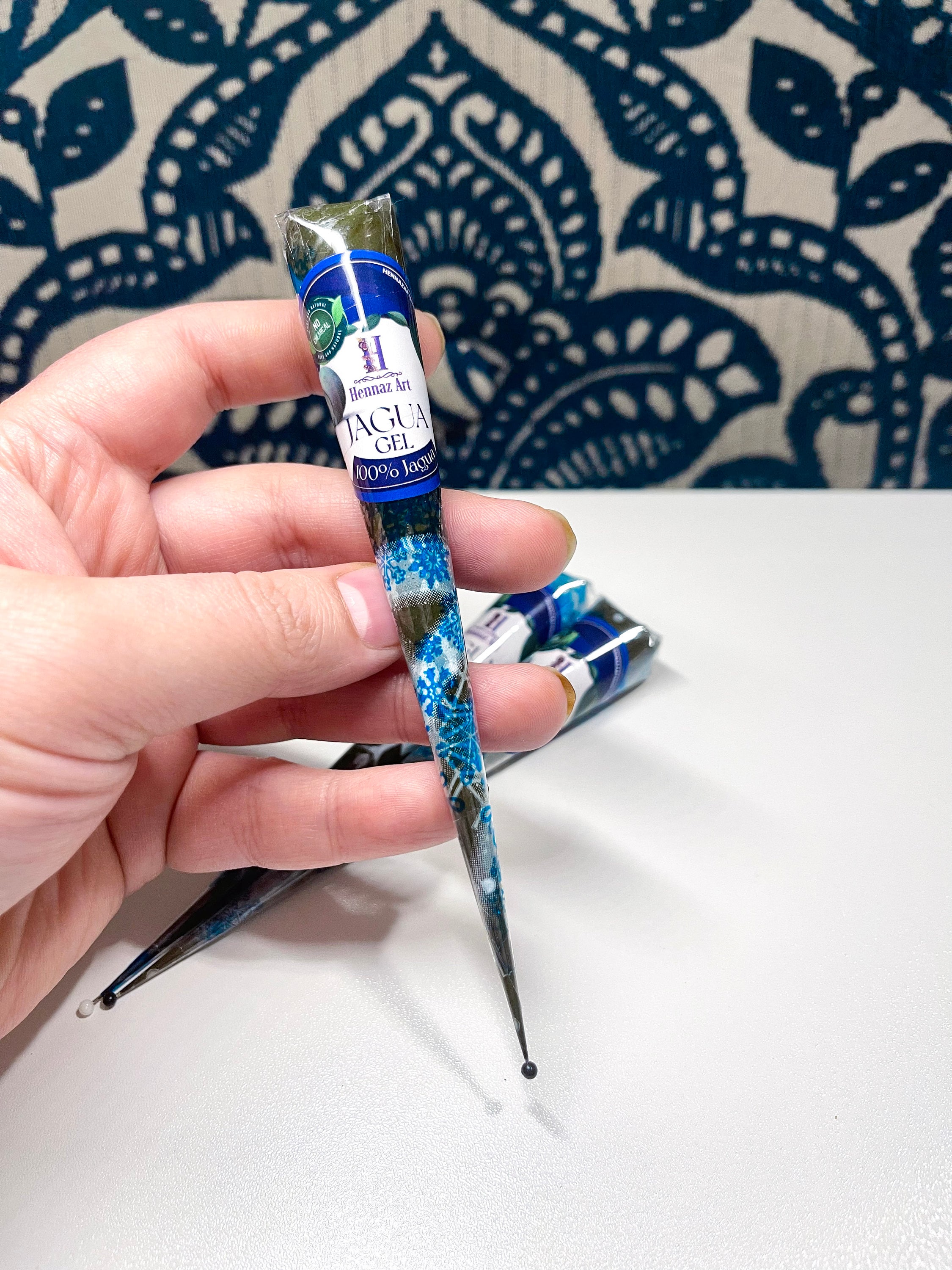 Jagua Henna Black Henna Jagua Gel Rich Dark Stain Henna Cone Temporary ...