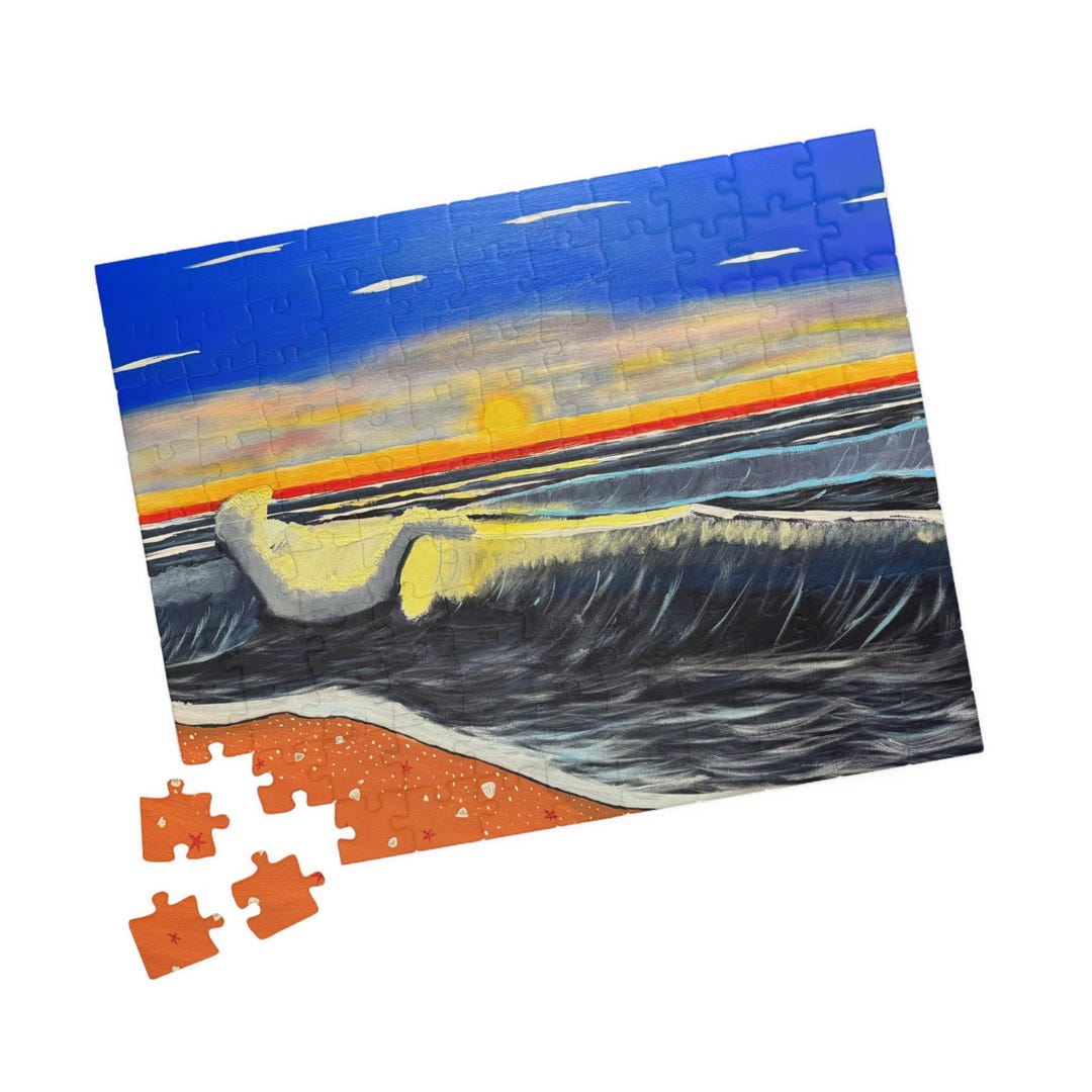 Sunset Ocean Jigsaw Puzzle: Family Fun, Nature Theme (110-1014 Pieces ...
