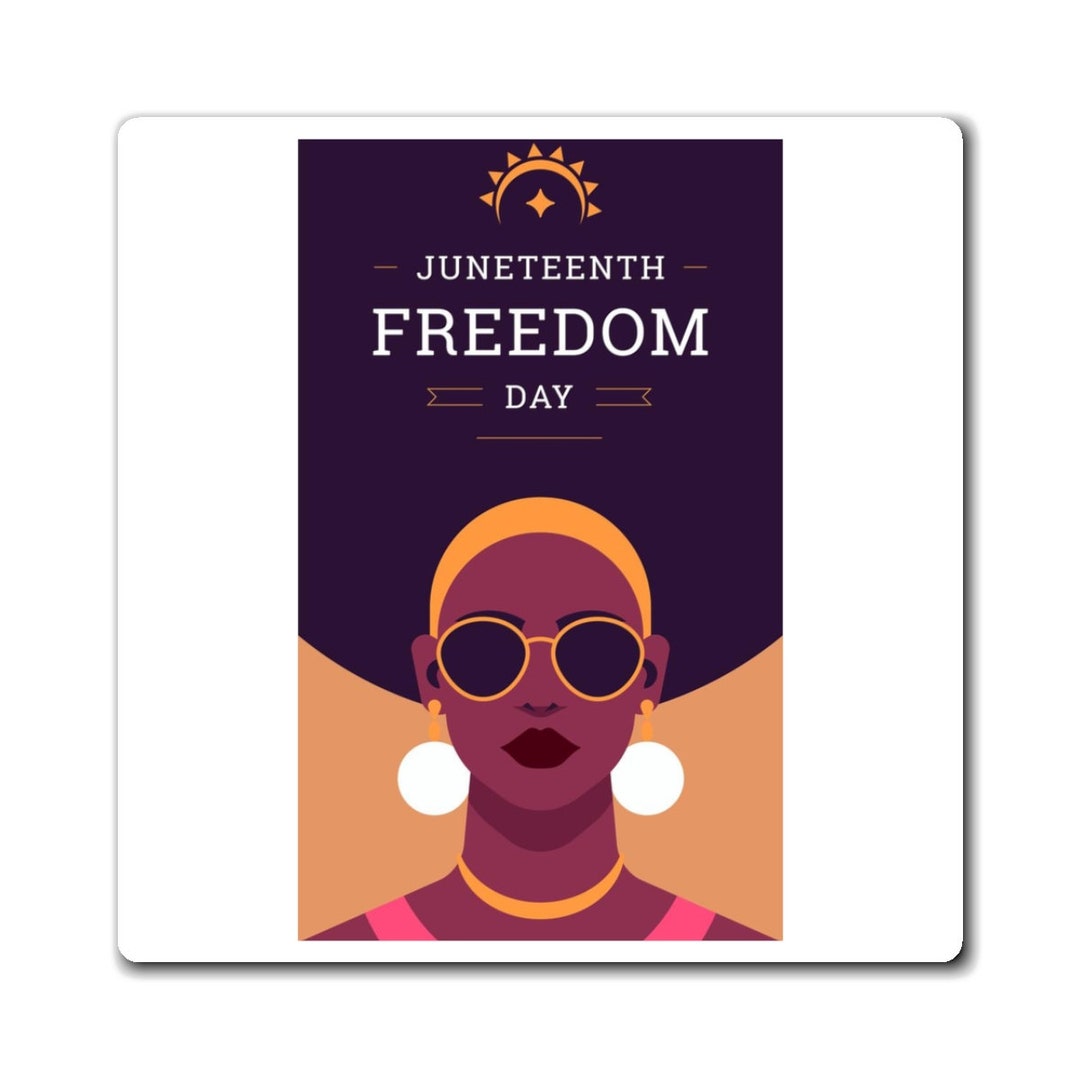 Awesome JUNETEENTH Refrigerator Magnet - Etsy