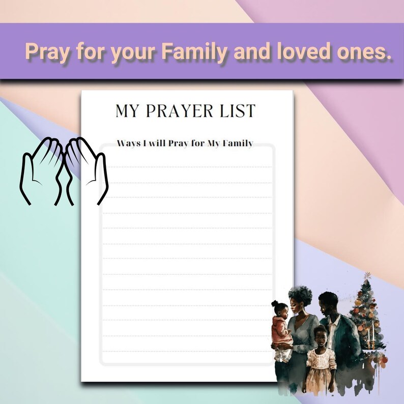 Downloadable Printable Prayer Journal - 30+ Pages for Prayer and ...