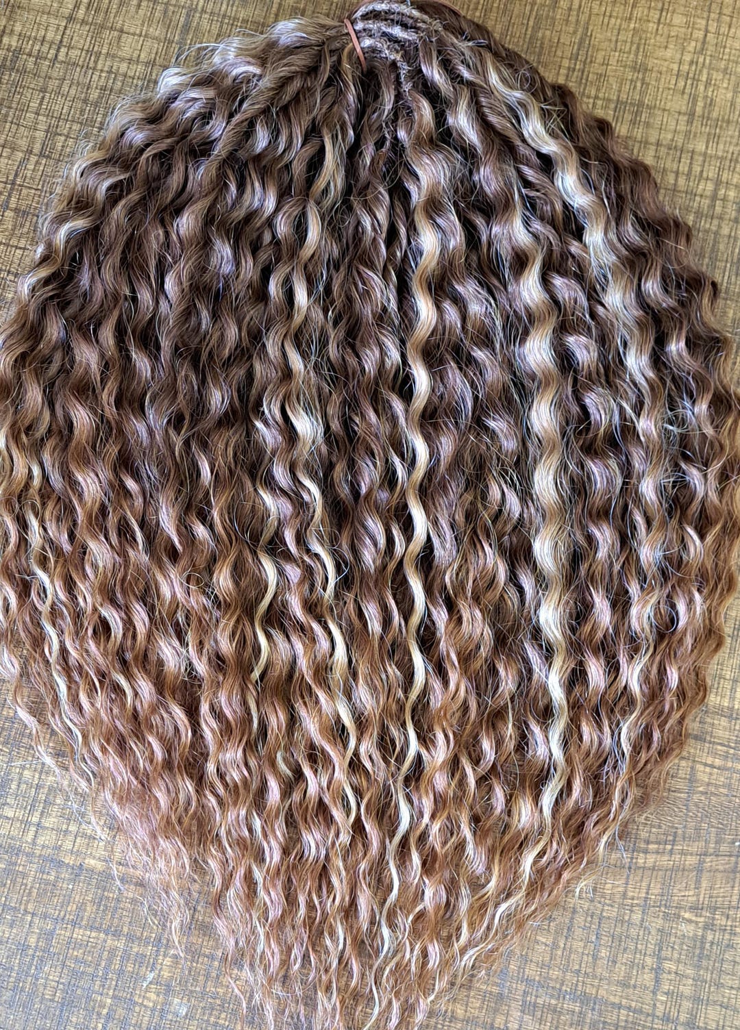 Curly Boho Dreads Synthetic Crochet Dread Extensions DE Dreadlock ...
