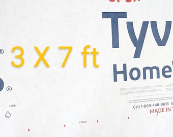 3 X 8 Ft. Dupont TYVEK Homewrap Sheet Moisture Vapor Barrier - Etsy