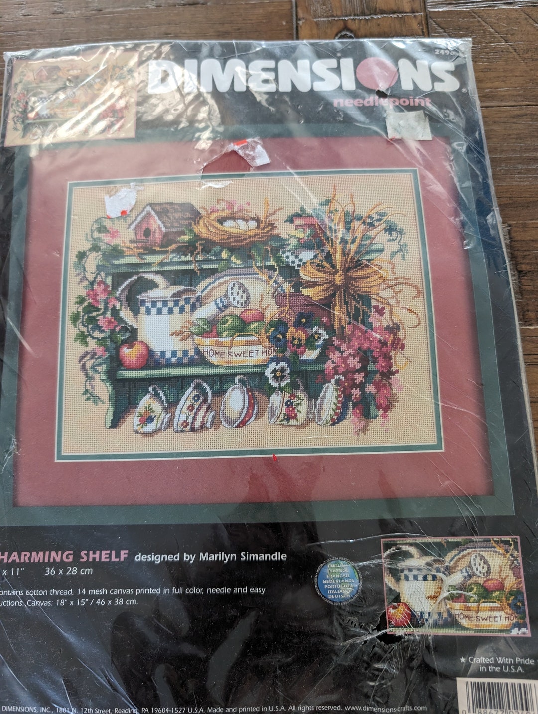 Vintage Dimensions Needlepoint Kit // Charming Shelf #2496 // by ...