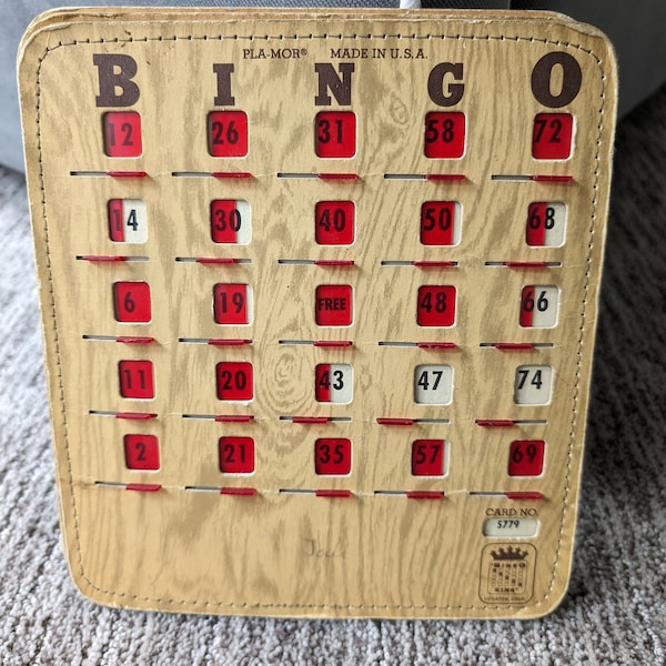 Vintage Bingo Cards - Etsy