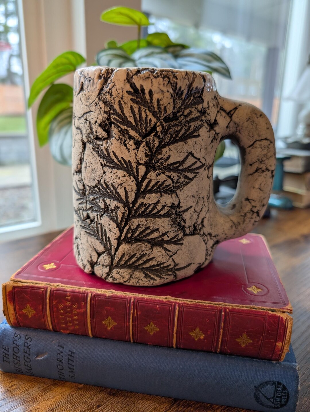 Art Pottery Mug // Mt. St. Helens Ash Clay // Artist Signed Stan ...