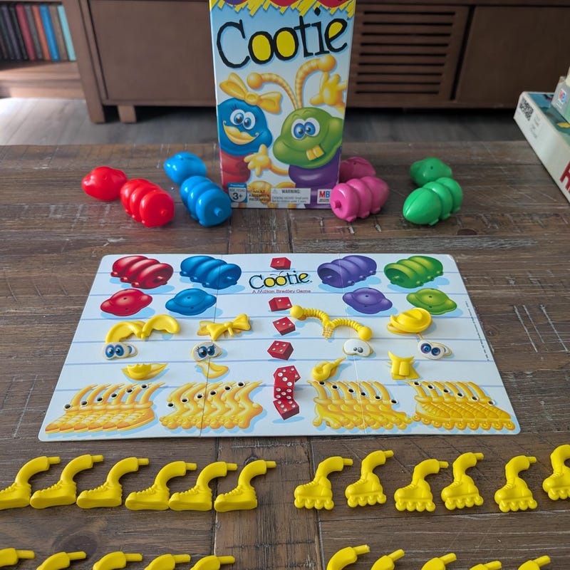 Vintage Cootie Game - Etsy