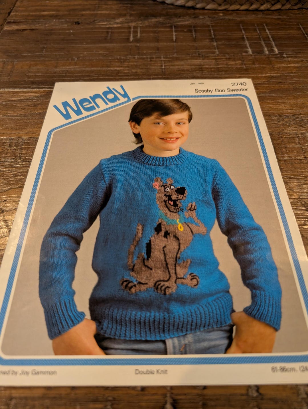 Original Vintage Wendy Knitting Pattern 2740 - Kids' Scooby Doo Sweater ...