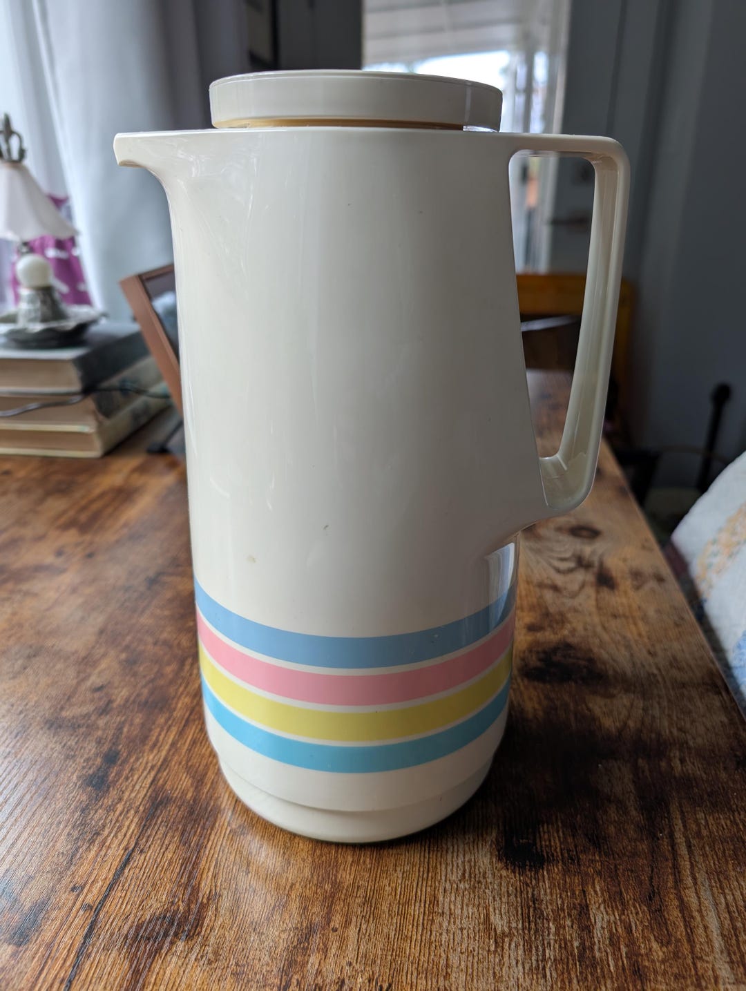 Vintage 1980's Thermos Patio Butler Insulated Glass Carafe Coffee ...