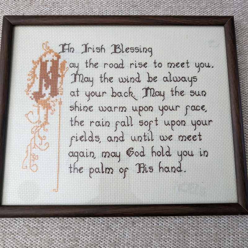 Irish Cross Stitch - Etsy