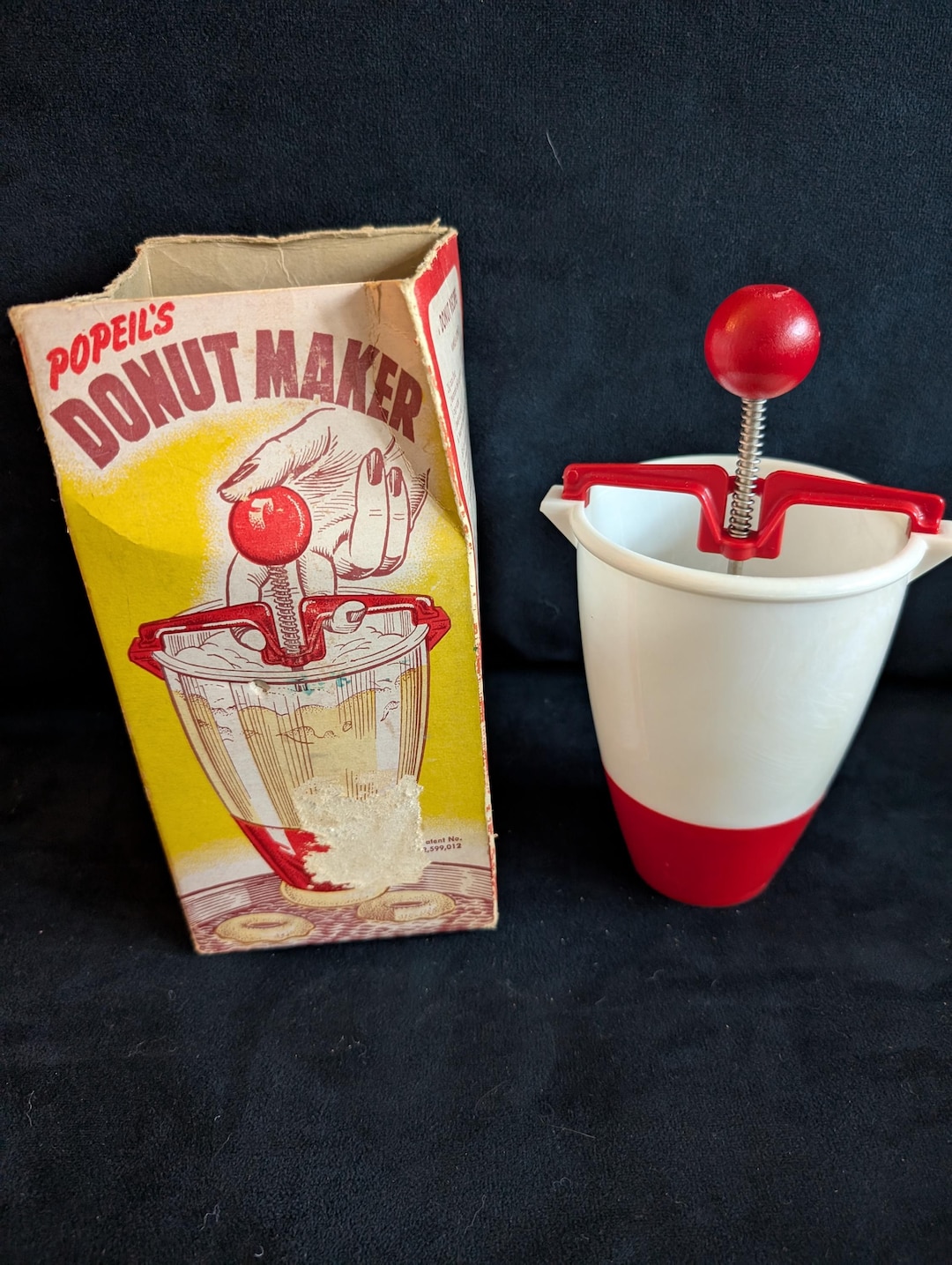 Vintage 1950's Popeil’s Donut Maker ~ With Original Box ~ Retro Kitchen ...