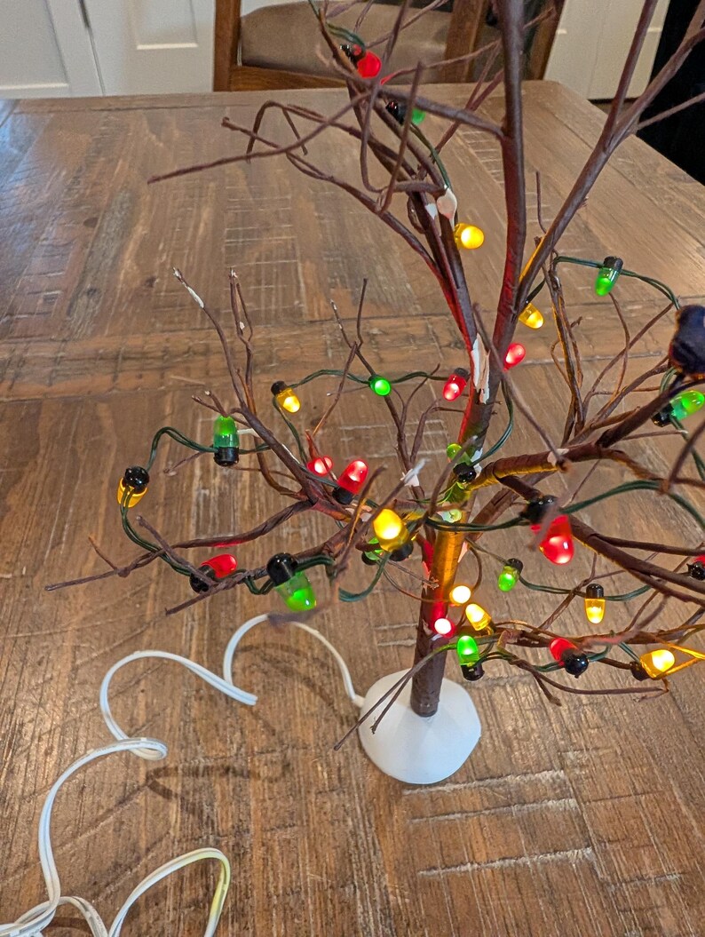 Department 56 Lighted Christmas Bare Branch Tree, a Village Accessory ...