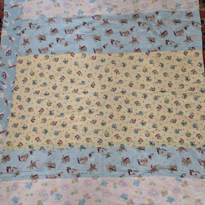 Vintage Handmade 1940s - 1950s Crib Size Crazy Quilt // Fantastic Hand ...