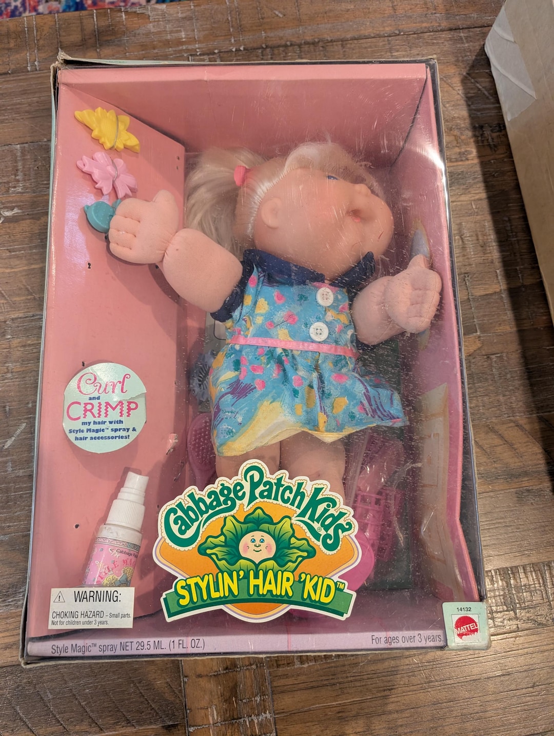 Cabbage Patch Kids // Stylin' Hair Kid Crimp & Curl Blonde Girl - Open ...