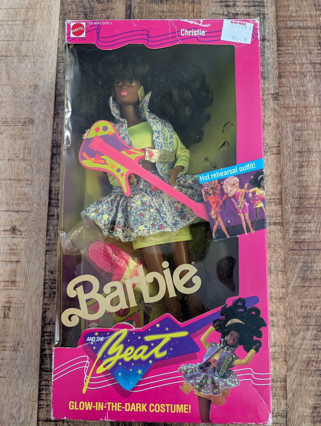 Vintage 1989 Barbie and the Beat Christie – Glow in Dark, Original Open ...
