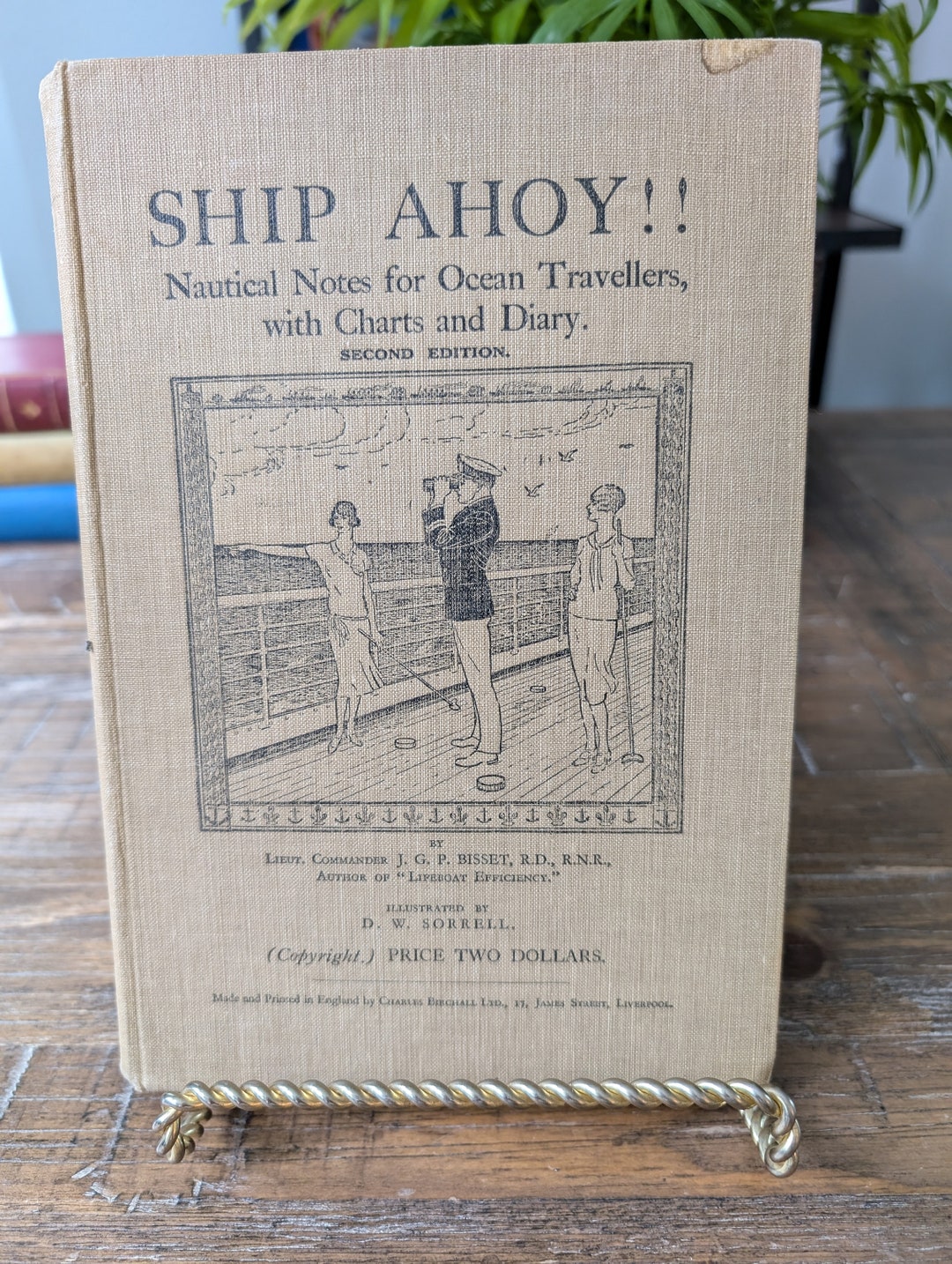 Antique Book // Ship Ahoy! Nautical Notes for Ocean Travellers, With ...