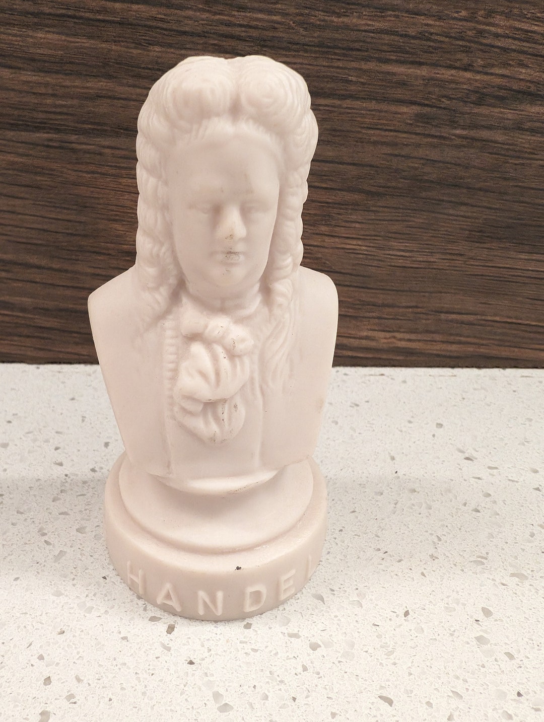 Vintage Halbe Composer Statuettes Handel, Chopin, Debussy, Bach ...