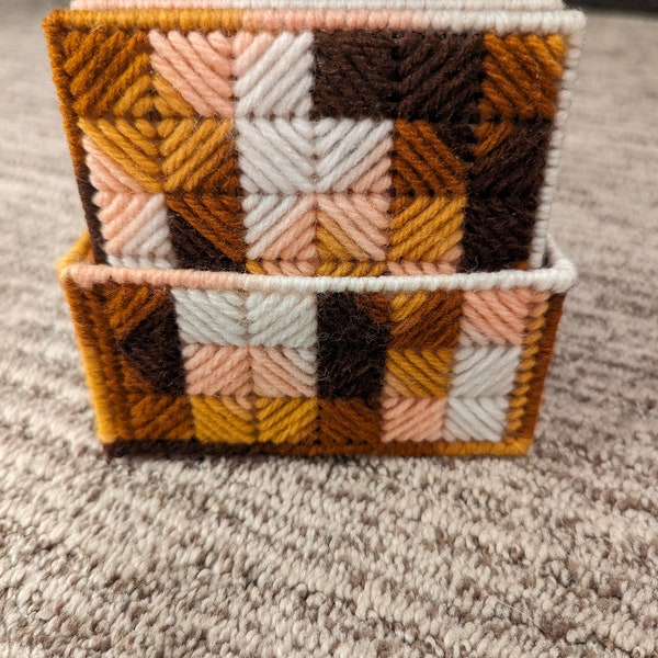 Cross Stitch Coaster - Etsy