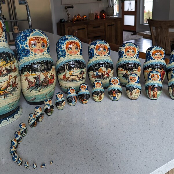 Nesting Doll Set - Etsy