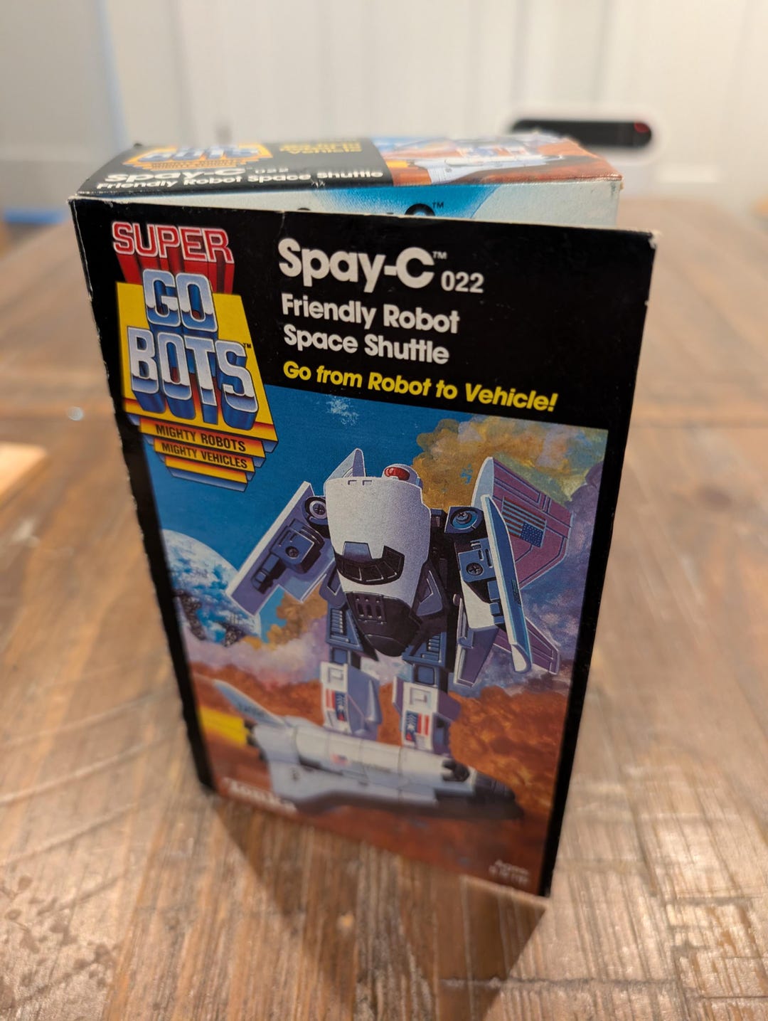 Vintage Super GOBOTS SPAY-C Robot NASA Space Shuttle in Box Tonka 1984 ...