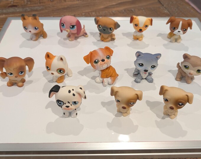 LPS Littlest Pet Shop Dachshund Dog Custom OOAK Hand Painted Gray Dog ...