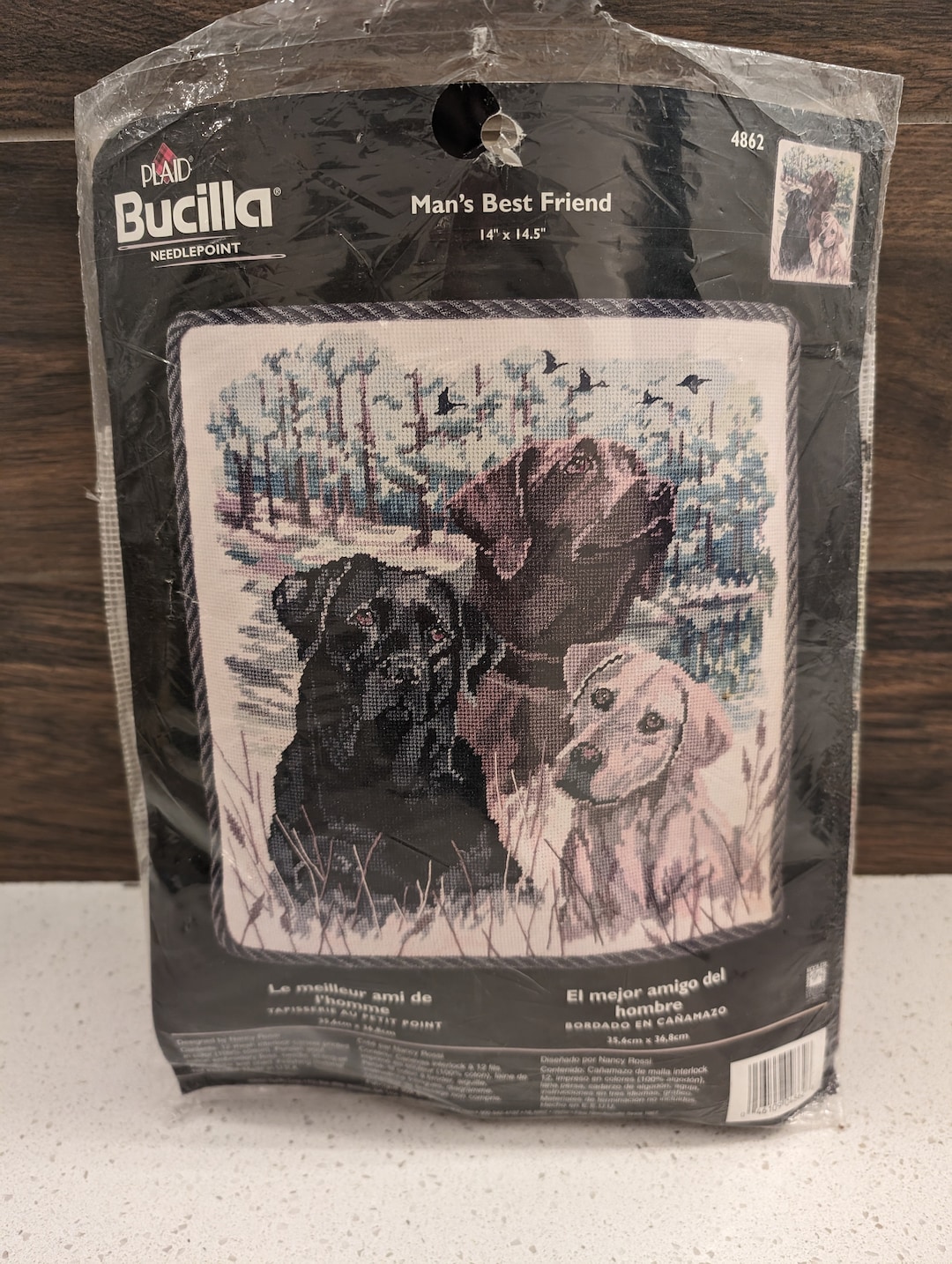 Bucilla 4862 Mans Best Friend Needlepoint // Labradors // Retrievers ...
