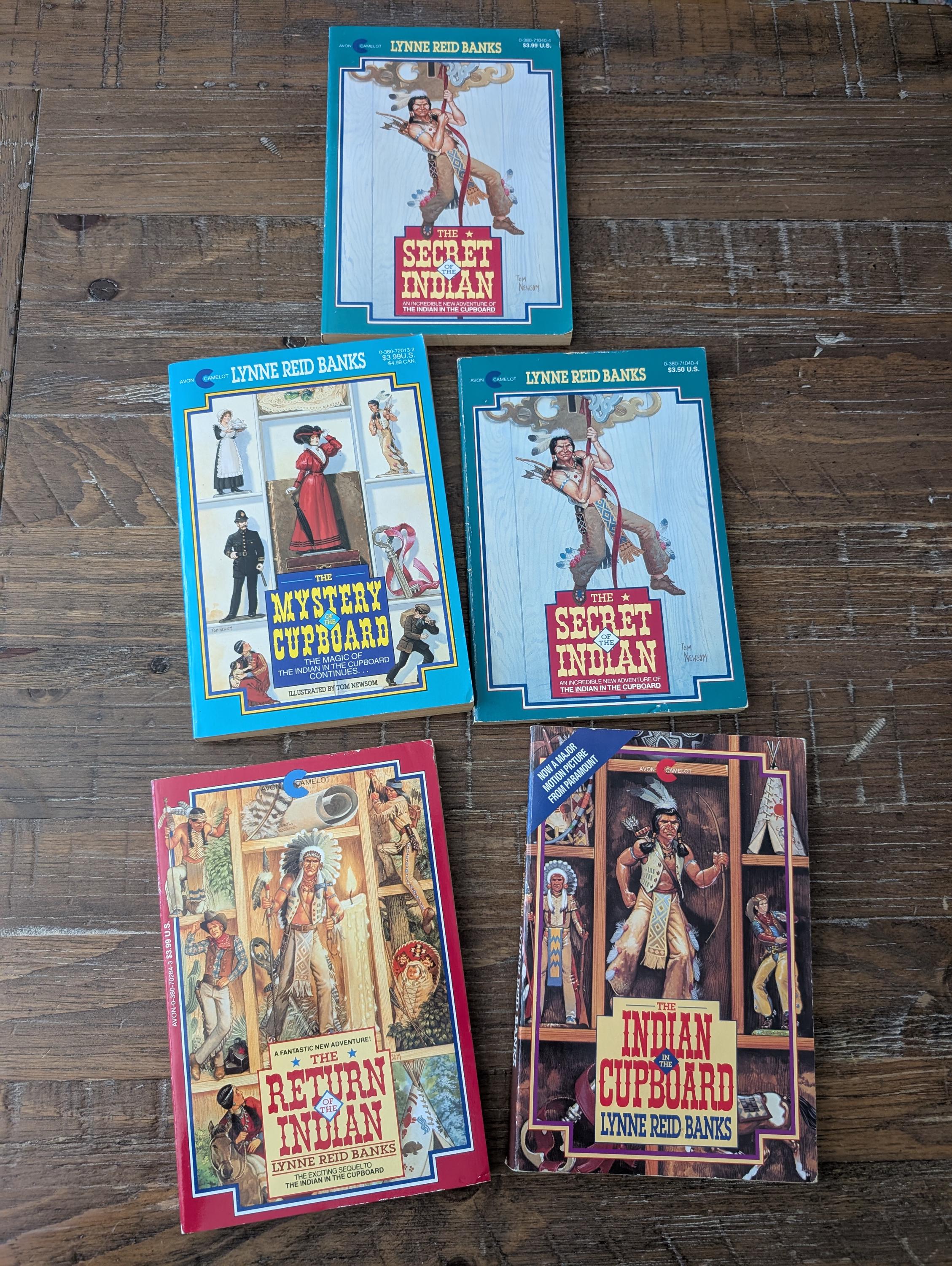 The Indian in the Cupboard Book Series // Your Choice! // Lynne Reid ...