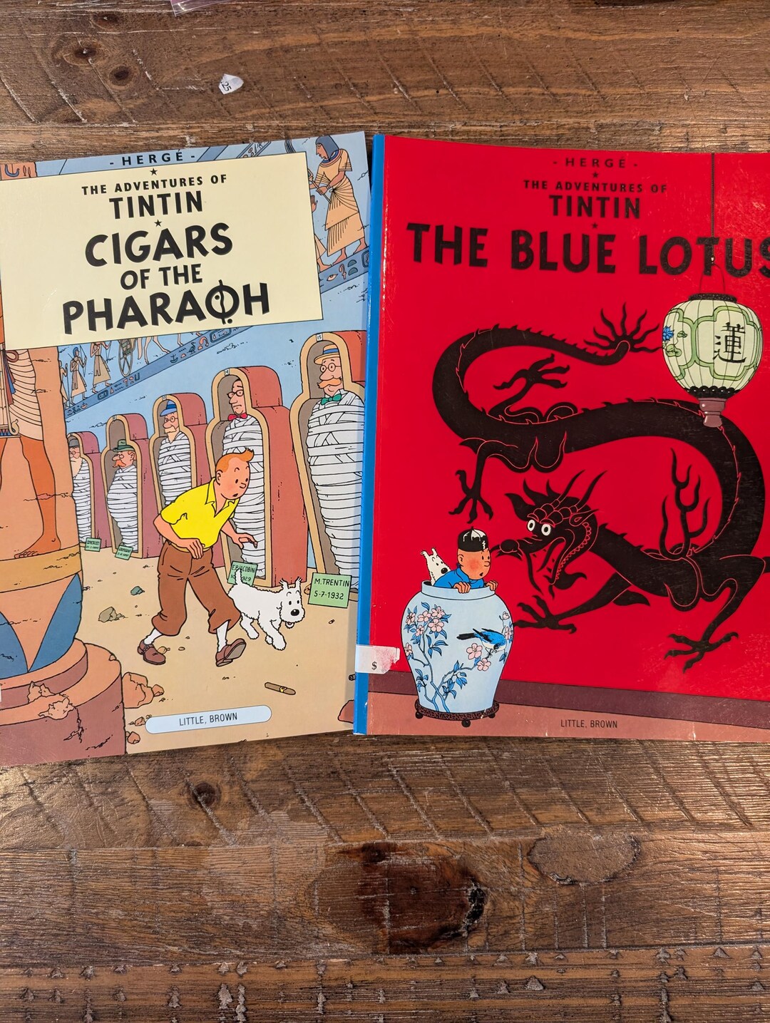 The Adventures of Tintin // Cigars of the Pharaoh and the Blue Lotus ...