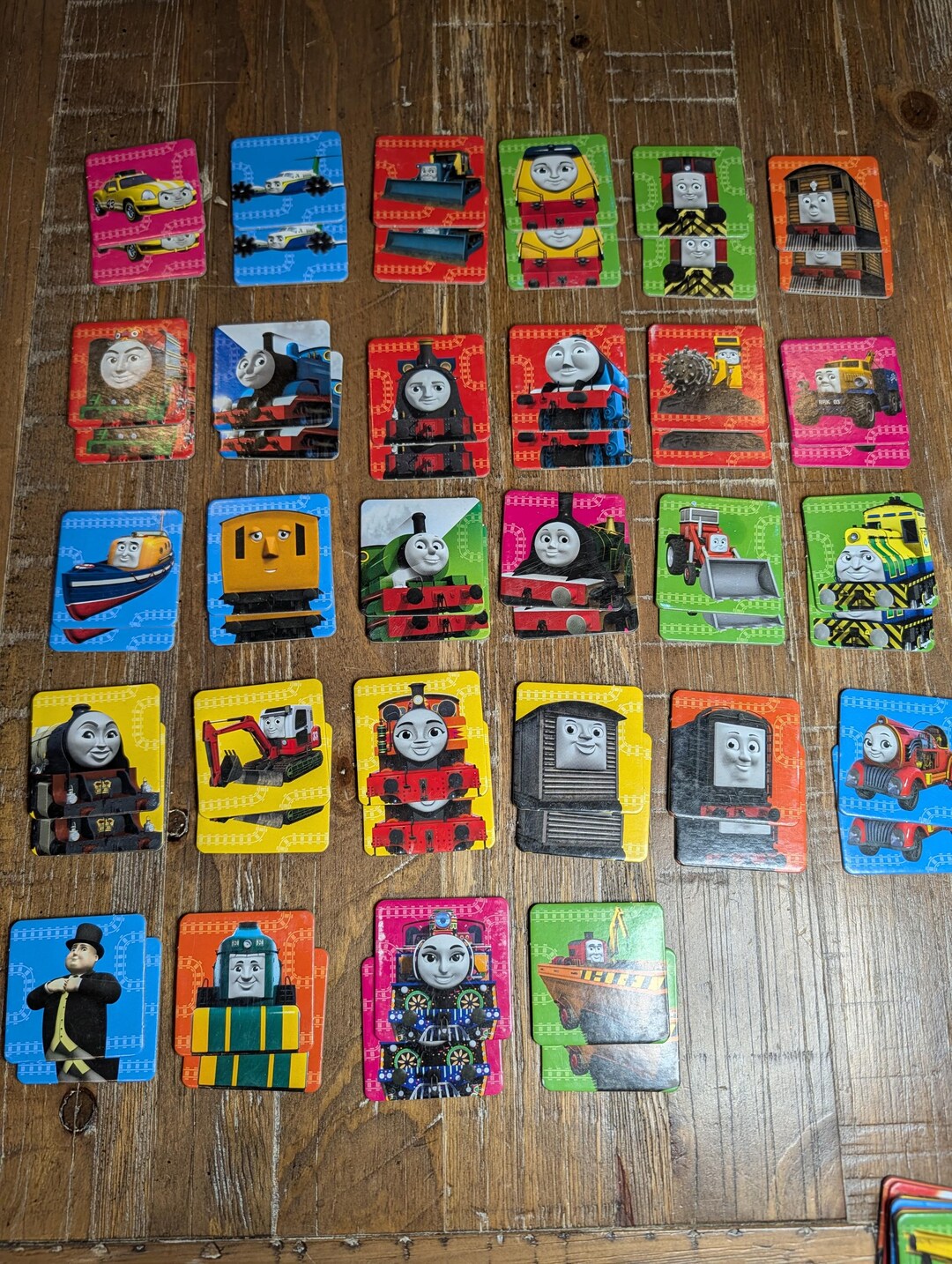 Thomas and Friends Make a Match Memory Game - No Box - Etsy Australia