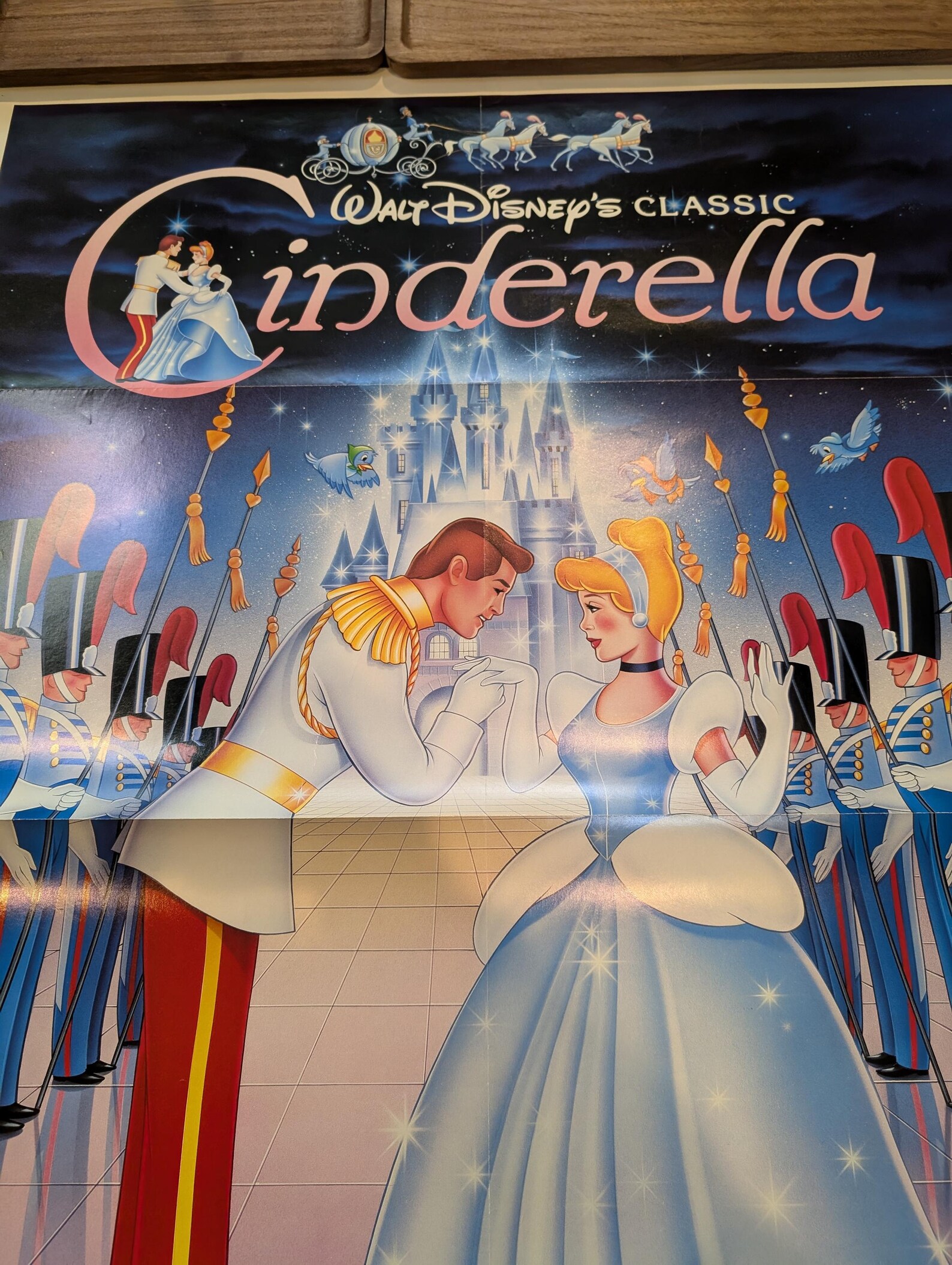 Original Movie Poster Walt Disney's "cinderella" 1987 Release ...