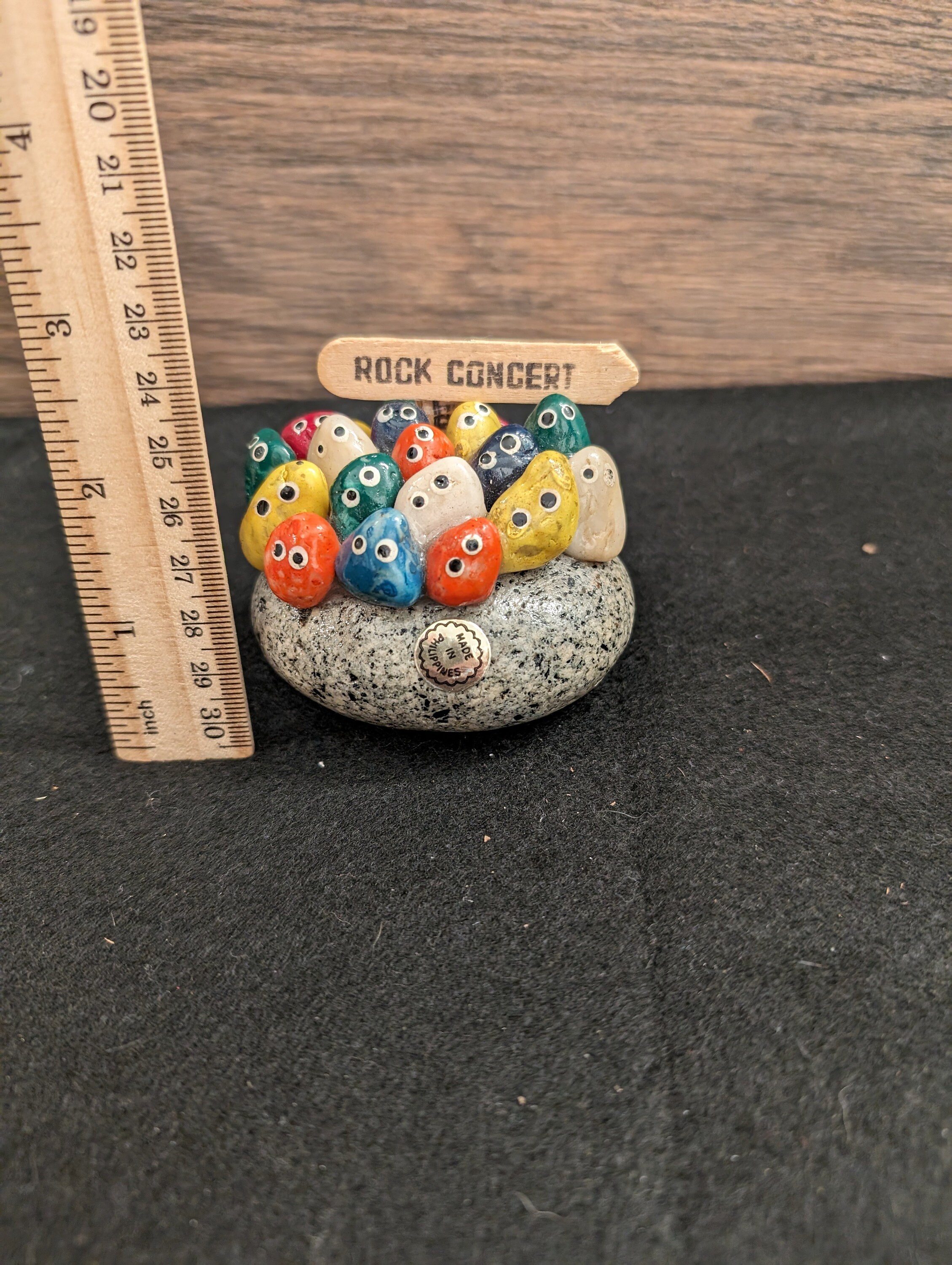 Vintage Original Pet Rock Concert Paperweight // Collectible // Hand ...