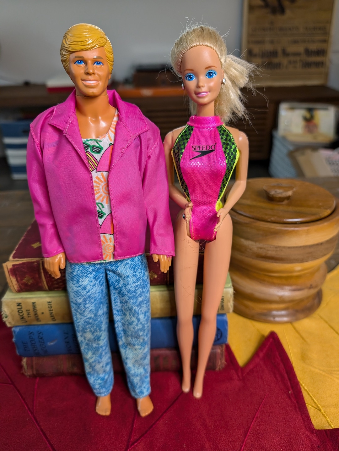 Vintage Barbie & Ken Dolls Wearing Awesome 1980's 1990's Neon Fashions ...
