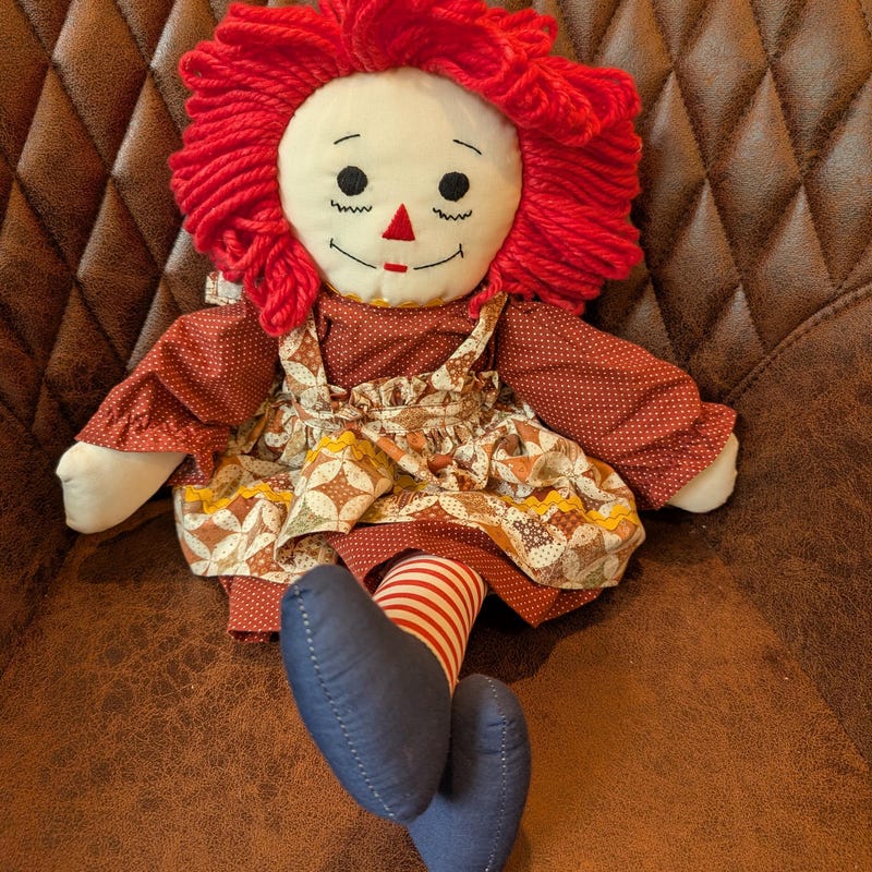 Red Hair Rag Doll - Etsy