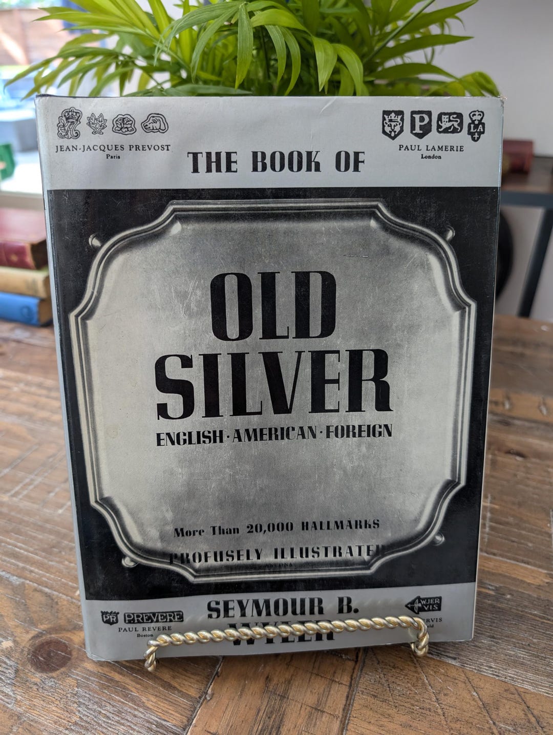 The Book of Old Silver by Seymour B Wyler 1973 Hard Cover W/dust Jacket ...